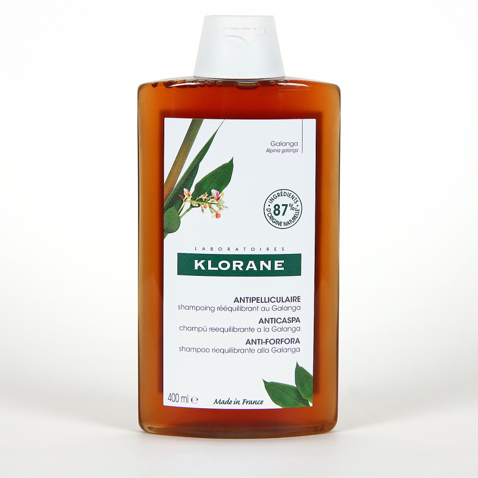 Klorane Capilar Champú Anticaspa a la Galanga 400ml | Farmacia Jiménez