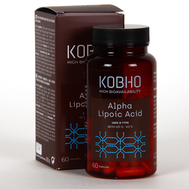 Kobho Ácido Alfa-Lipoico 60 cápsulas | Farmacia Jiménez