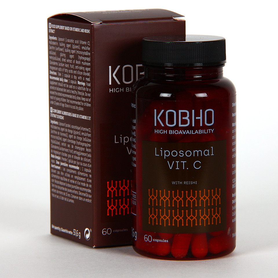 Kobho Liposomal Vitamina C 60 cápsulas | Farmacia Jiménez