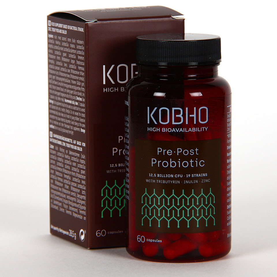 Kobho Pre-Post Probiótico 60 cápsulas | Farmacia Jiménez