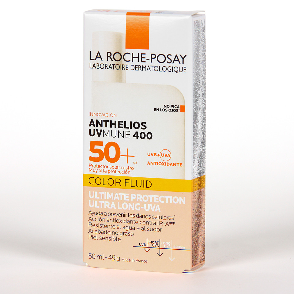La Roche Posay Anthelios Fluido Invisible con Color SPF50+ | Farmacia Jiménez