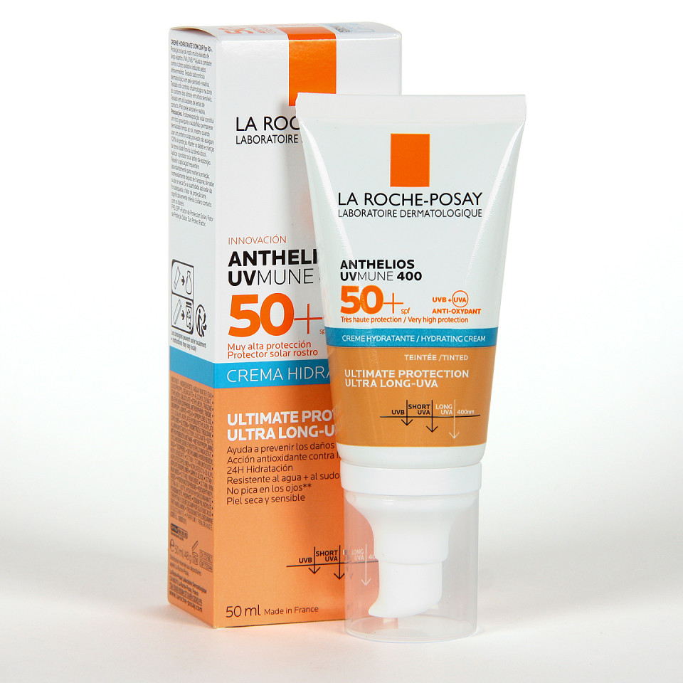La Roche-Posay Anthelios UVMUNE 400 SPF50+ Con Color 50 ml | Farmacia Jiménez