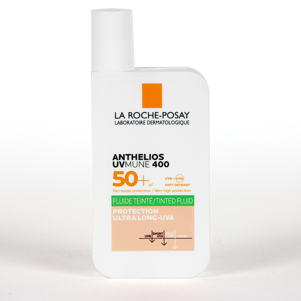 La Roche Posay Anthelios UVMUNE 400 Fluido Color Oil Control SPF 50 ...