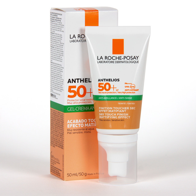La Roche-Posay Anthelios Gel-Crema Toque Seco SPF 50+ Con Color 50 ml ...