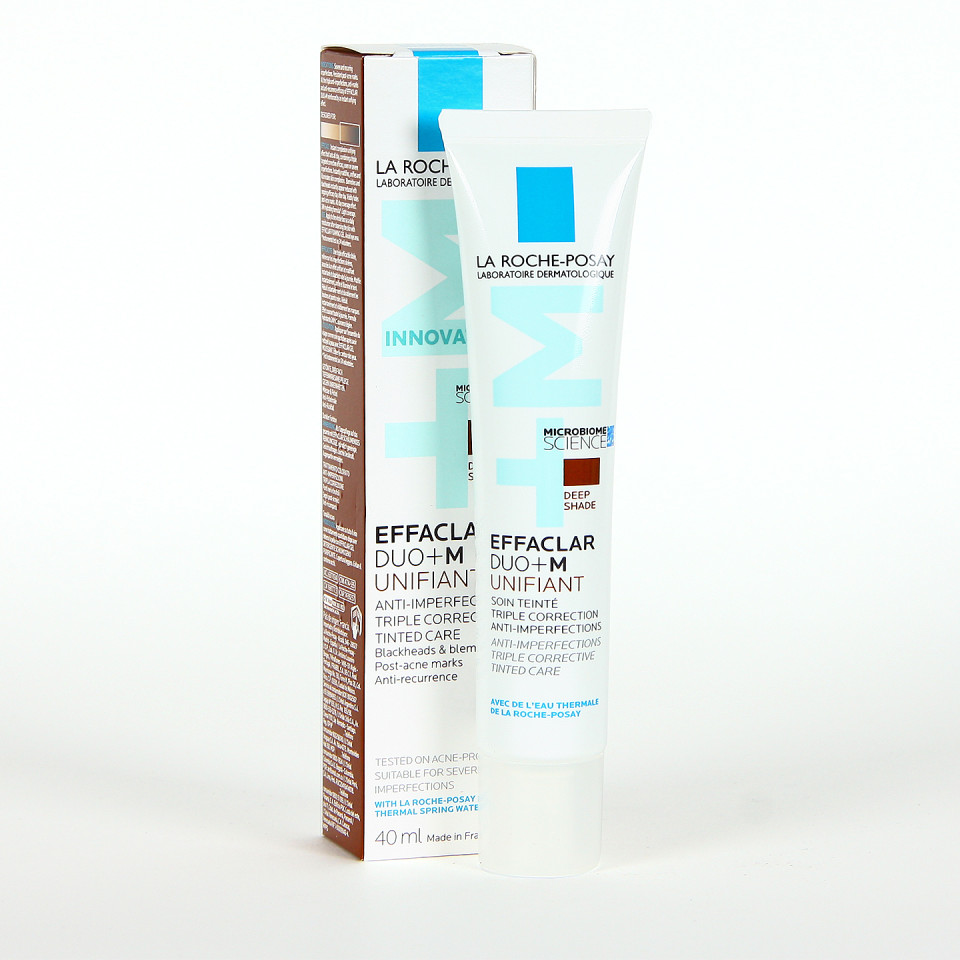 La Roche Posay Effaclar Duo+M Unifiant Color Deep Shade 40ml | Farmacia ...