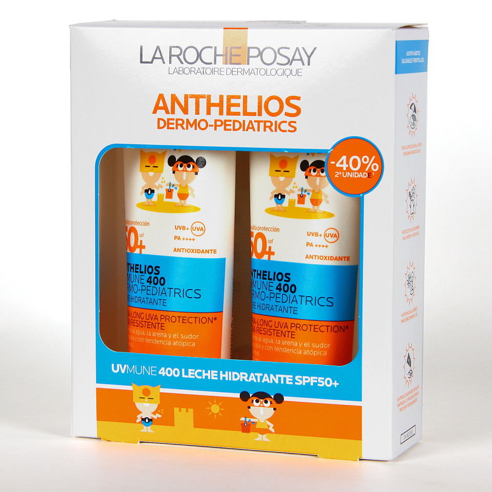 La Roche Posay PACK Anthelios UVMUNE 400 Dermopediatrics Leche ...