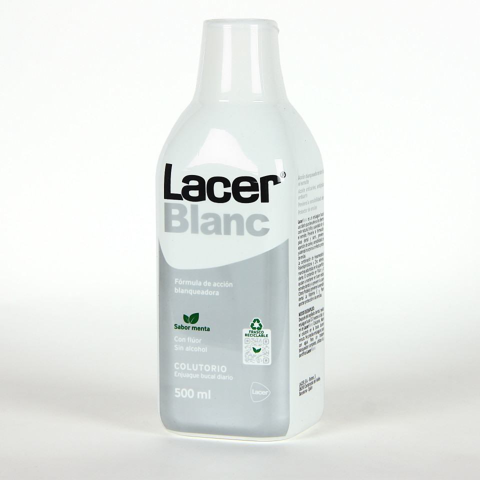 Lacer Blanc Colutorio 500ml Sabor Menta | Farmacia Jiménez