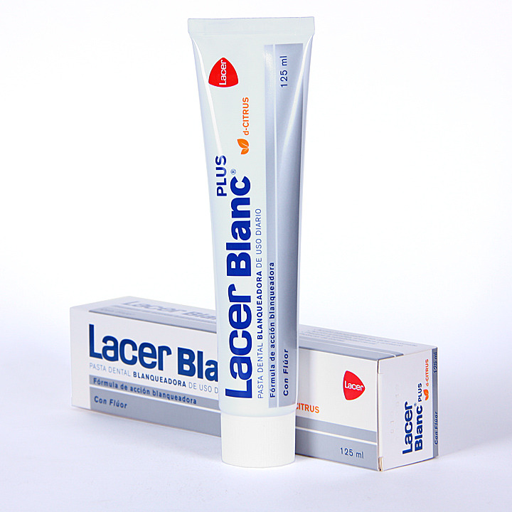 Lacer Blanc Plus Pasta Blanqueadora Citrus 125 ml | Farmacia Jiménez