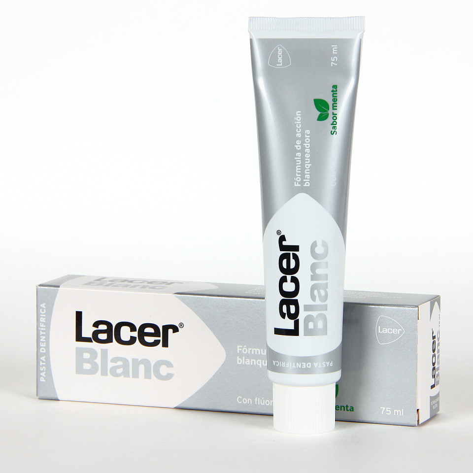 Lacer Blanc Plus Pasta Sabor Menta 75 ml | Farmacia Jiménez
