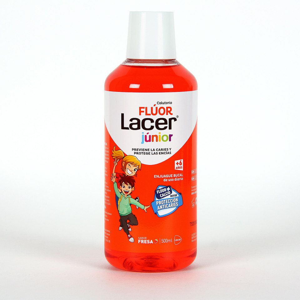 Lacer Junior Colutorio Sabor Fresa 500ml | Farmacia Jiménez