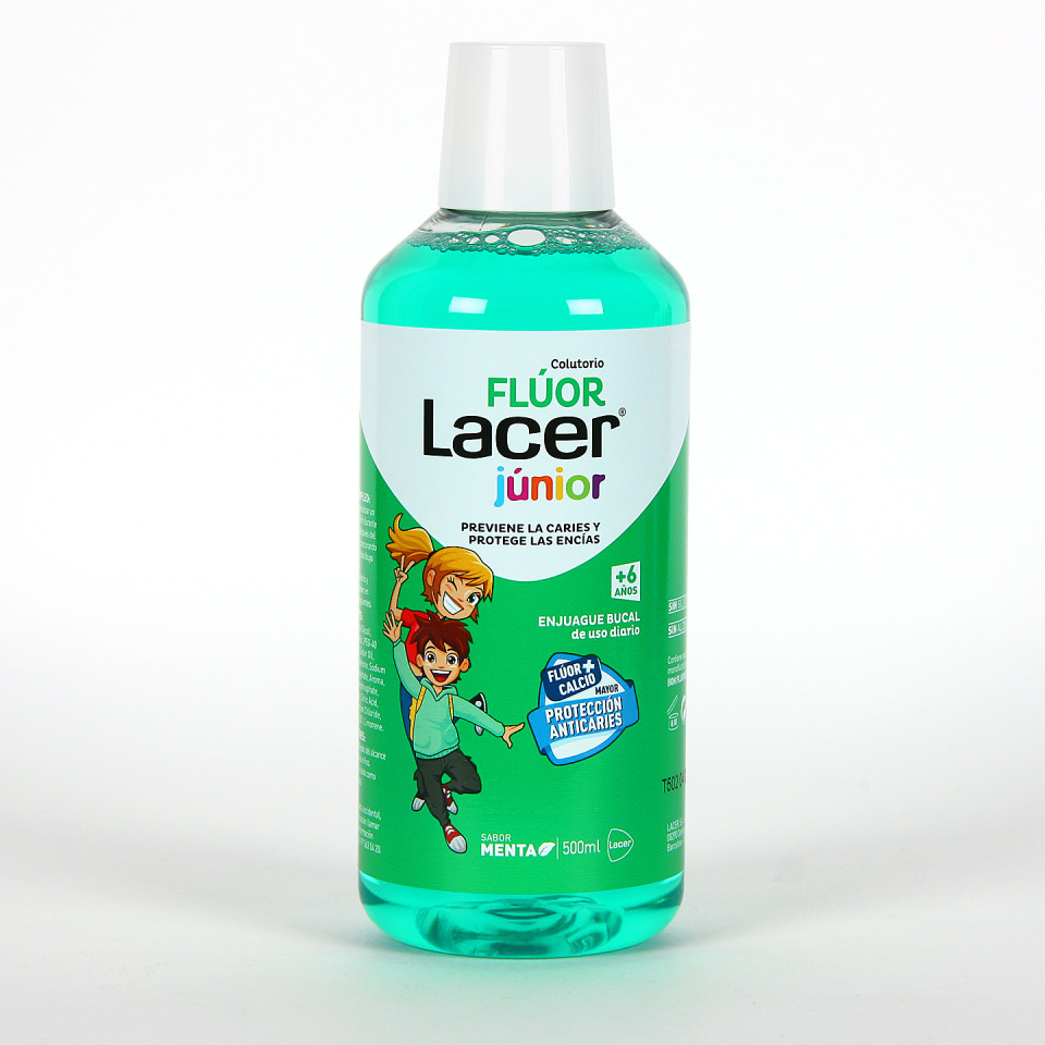 Lacer Junior Colutorio sabor menta 500 ml | Farmacia Jiménez