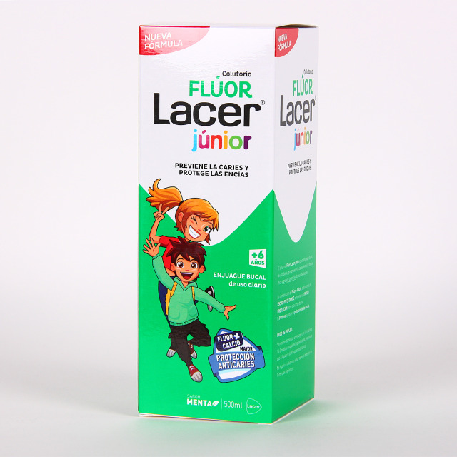 Lacer Junior Colutorio sabor menta 500 ml | Farmacia Jiménez