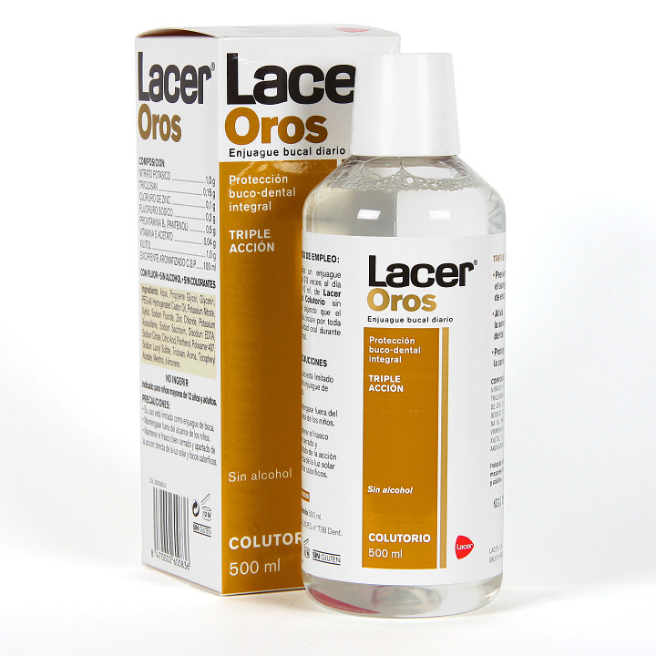 Lacer Oros Colutorio 500 ml | Farmacia Jiménez