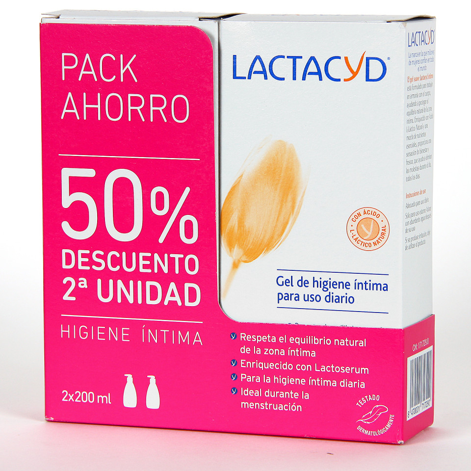 Lactacyd Higiene Íntima 200ml Pack Duplo | Farmacia Jiménez