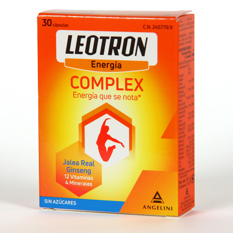 Leotron Complex 30 cápsulas | Energía y vitalidad | Farmacia Jiménez