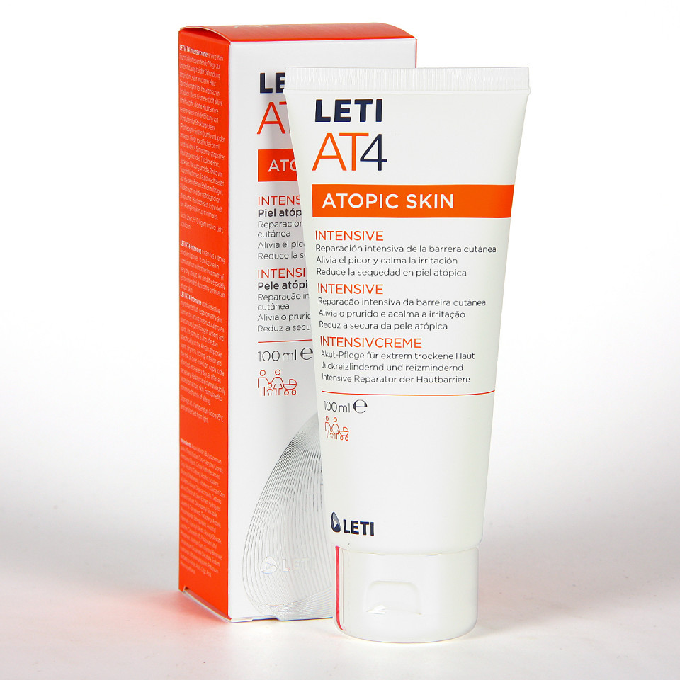 Leti AT4 Crema Intensiva 100 ml + Gel de Baño 250 ml pack | Farmacia ...