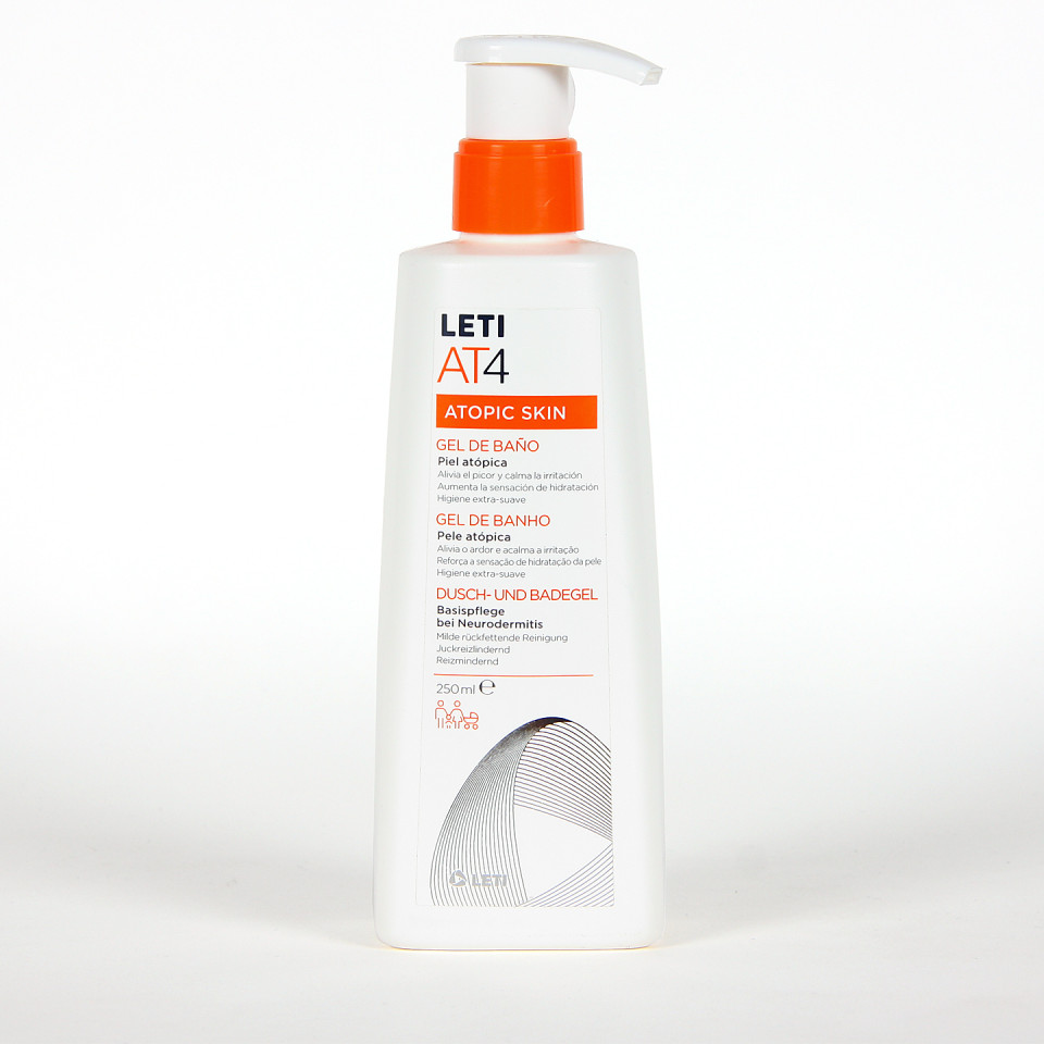 Leti At4 Atopic Skin Gel de Baño 250 ml | Farmacia Jiménez