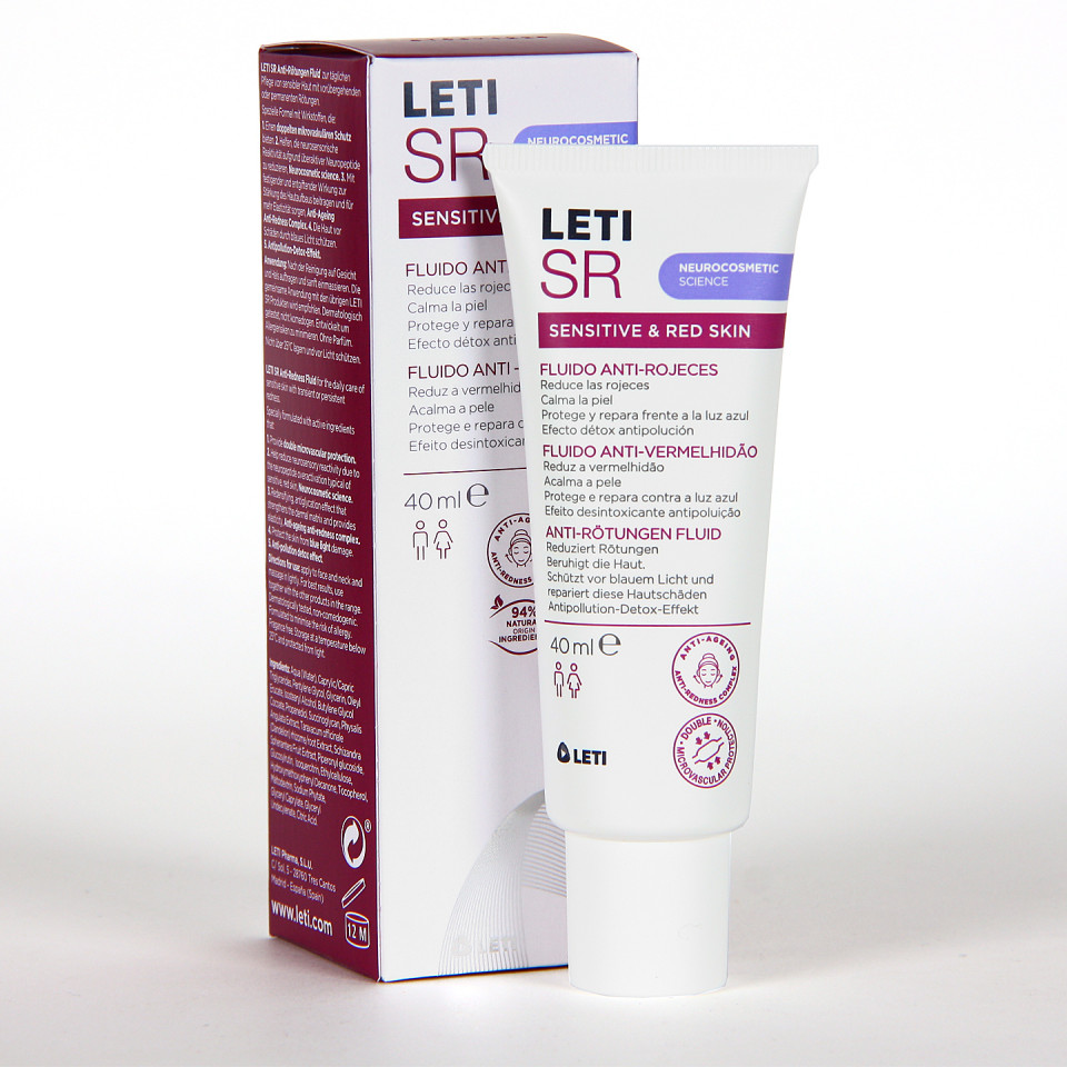 Leti SR Fluido Anti-Rojeces 40ml | Farmacia Jiménez