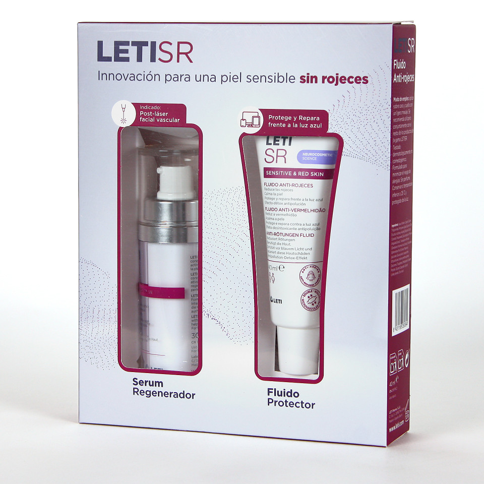 Leti SR PACK Serum y Fluido Protector Precio especial | Farmacia Jiménez
