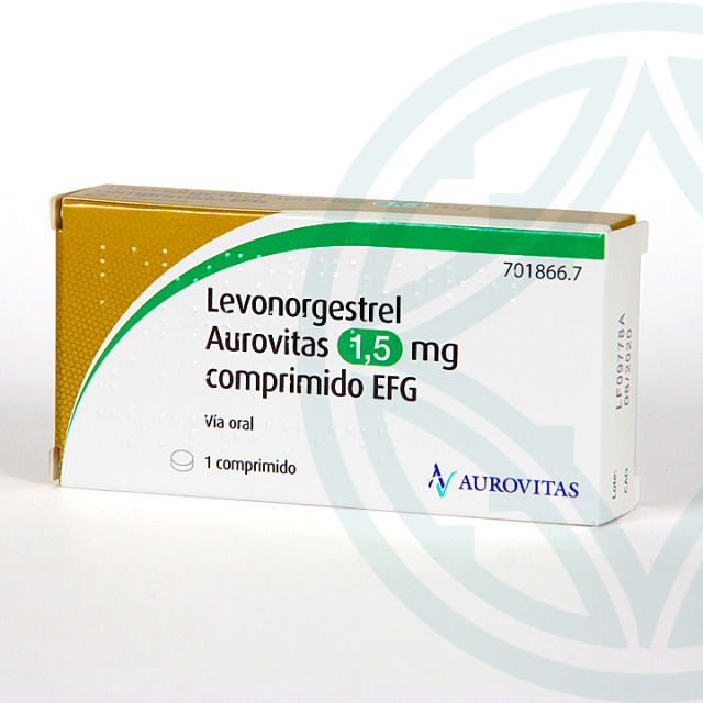 Levonorgestrel Aurovitas EFG 1.5 mg 1 comprimido | Farmacia Jiménez