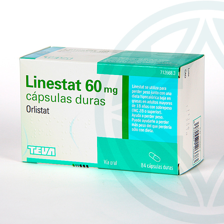 Linestat 60 mg 84 cápsulas | Orlistat | Farmacia Jiménez