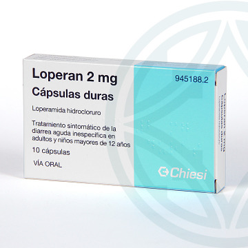 Loperan 10 cápsulas | Antidiarréico | Farmacia Jiménez