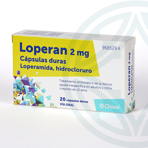 Loperan 20 cápsulas | Antidiarréico | Farmacia Jiménez
