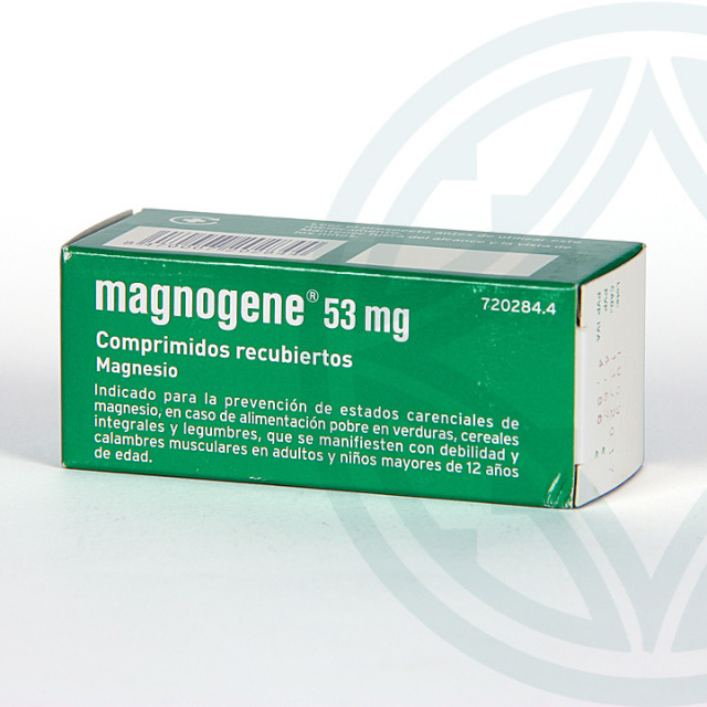 Magnogene 53 mg 45 comprimidos recubiertos | Magnesio | Farmacia Jiménez
