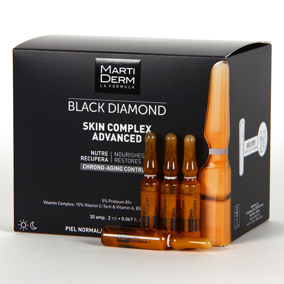 Martiderm Skin Complex Black Diamond 30 ampollas | Farmacia Jiménez