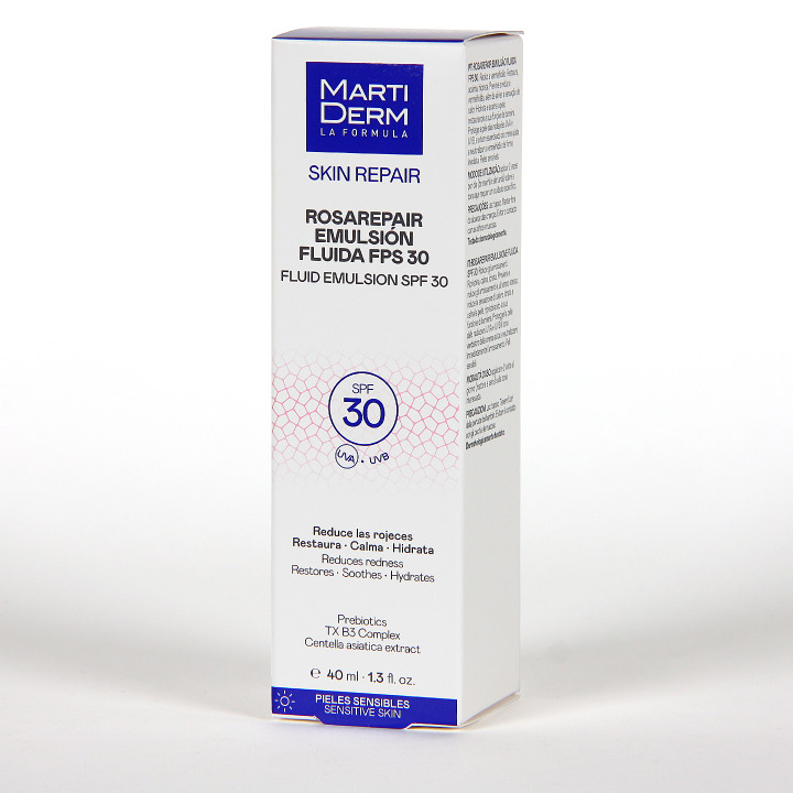 Martiderm Skin Repair Rosarepair Emulsión fluida SPF 30 40ml | Farmacia ...