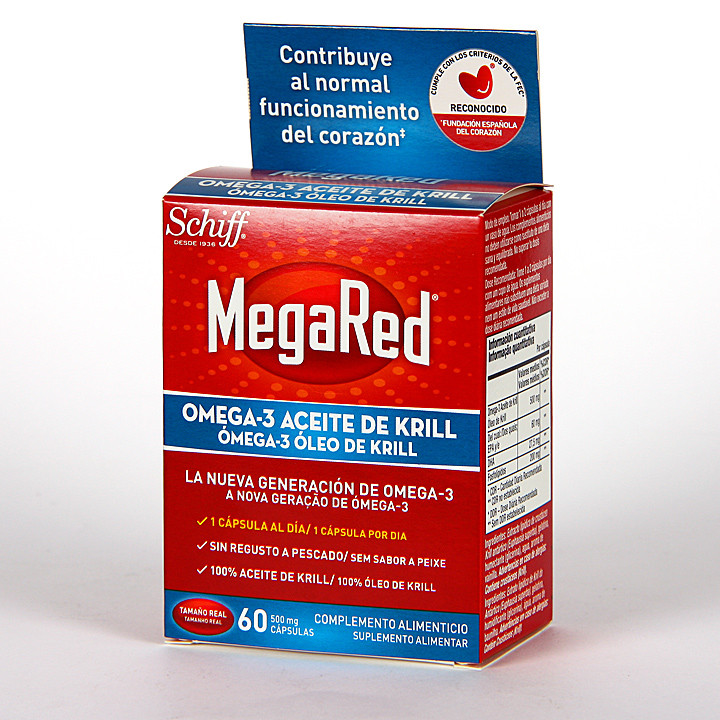 MegaRed Omega-3 60 cápsulas | Farmacia Jiménez