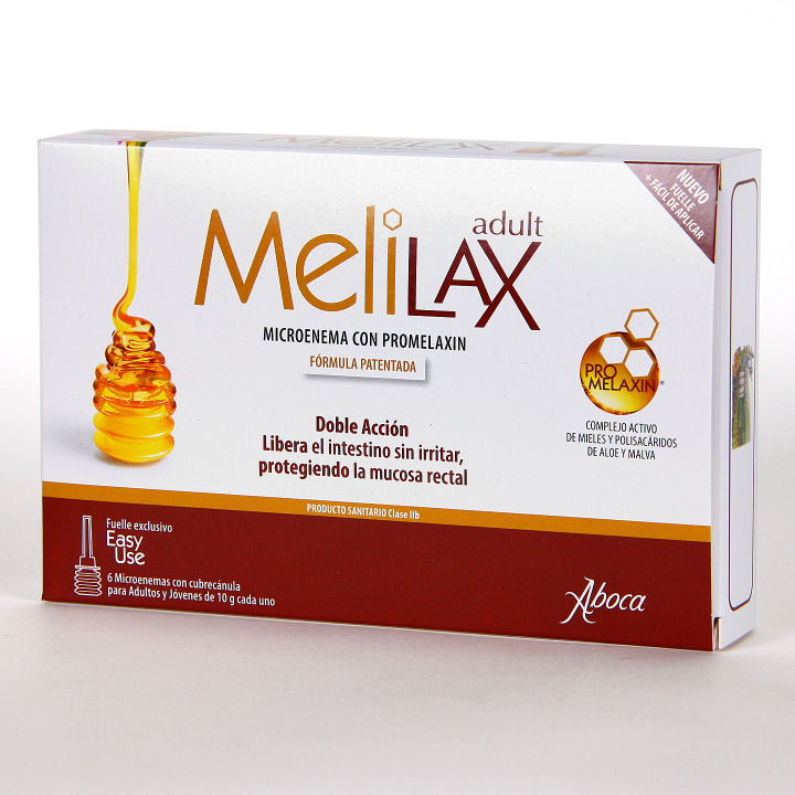 Melilax Adultos 6 microenemas | Farmacia Jiménez