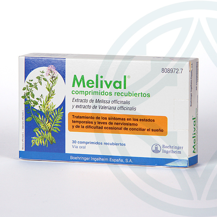 Melival 30 comprimidos | Nerviosismo - Sueño | Farmacia Jiménez