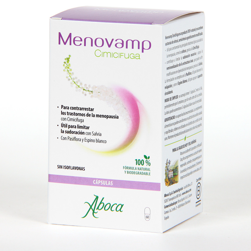 Menovamp Cimicifuga 60 cápsulas | Farmacia Jiménez