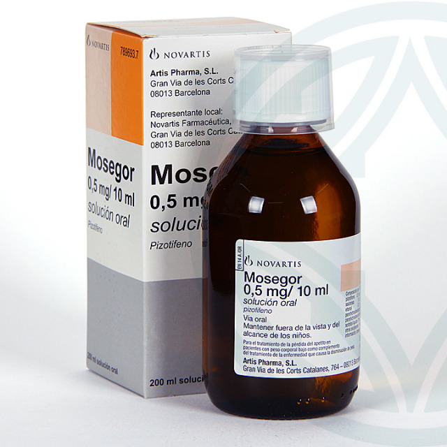 Mosegor 0,5 mg/10ml solución oral 200ml | Farmacia Jiménez