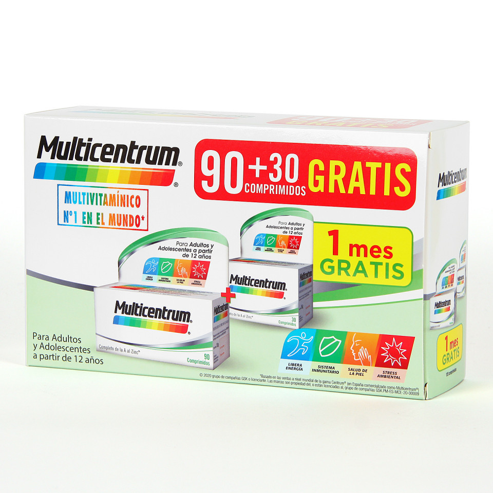 Multicentrum 90+30 comprimidos Pack Promo | Farmacia Jiménez
