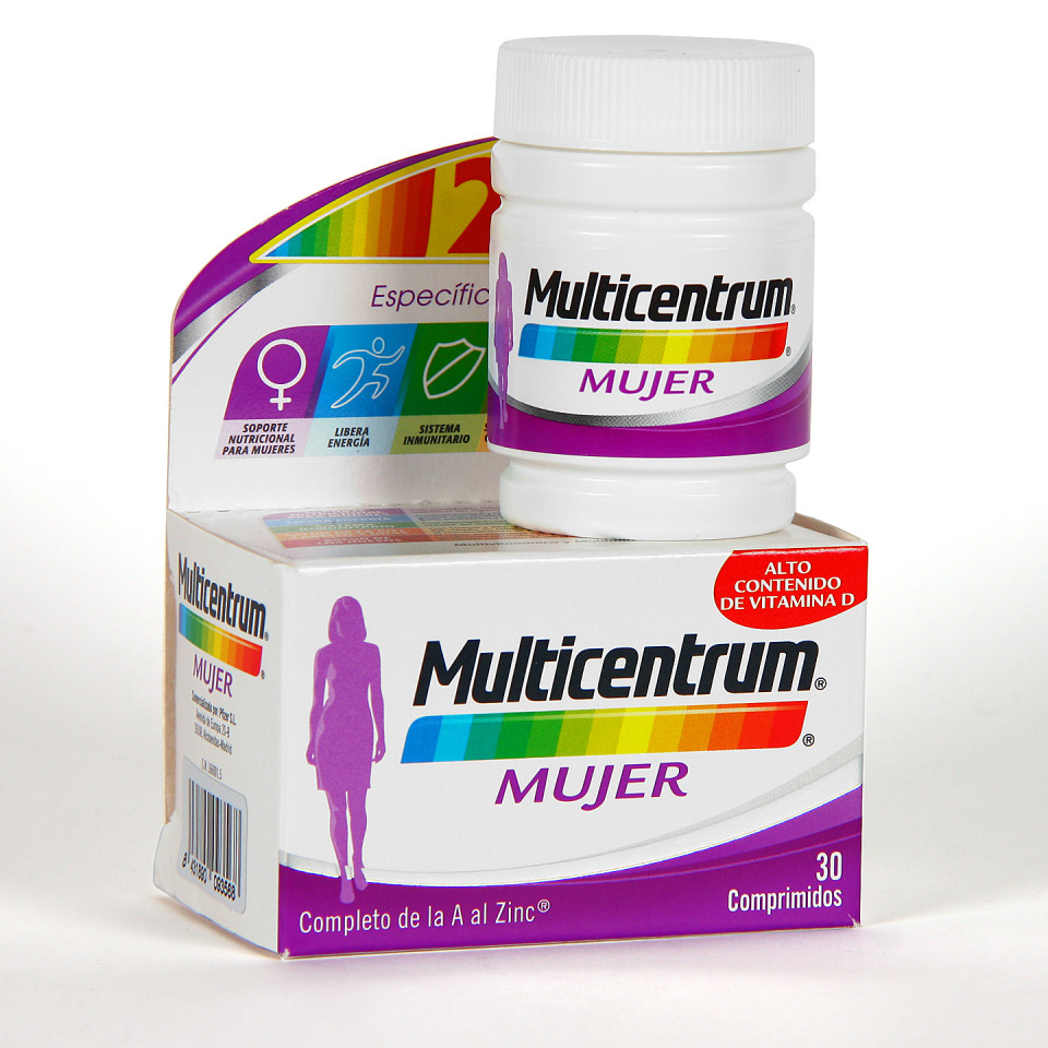 Multicentrum Mujer 30 comprimidos | Farmacia Jiménez