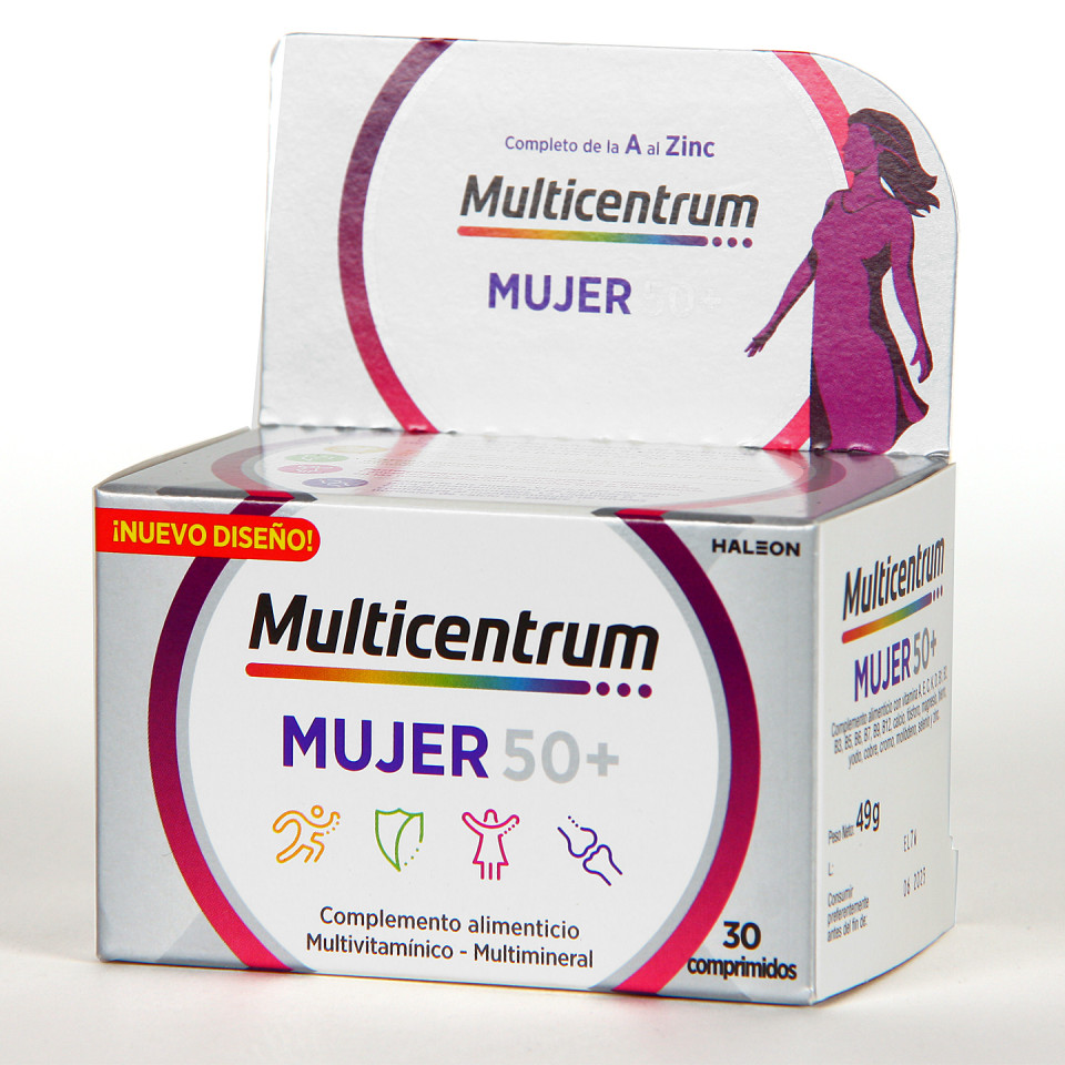 Multicentrum Mujer 50+ 30 comprimidos | Farmacia Jiménez