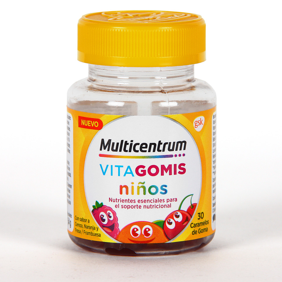 Multicentrum Vitagomis Niños 30 gominolas | Farmacia Jiménez