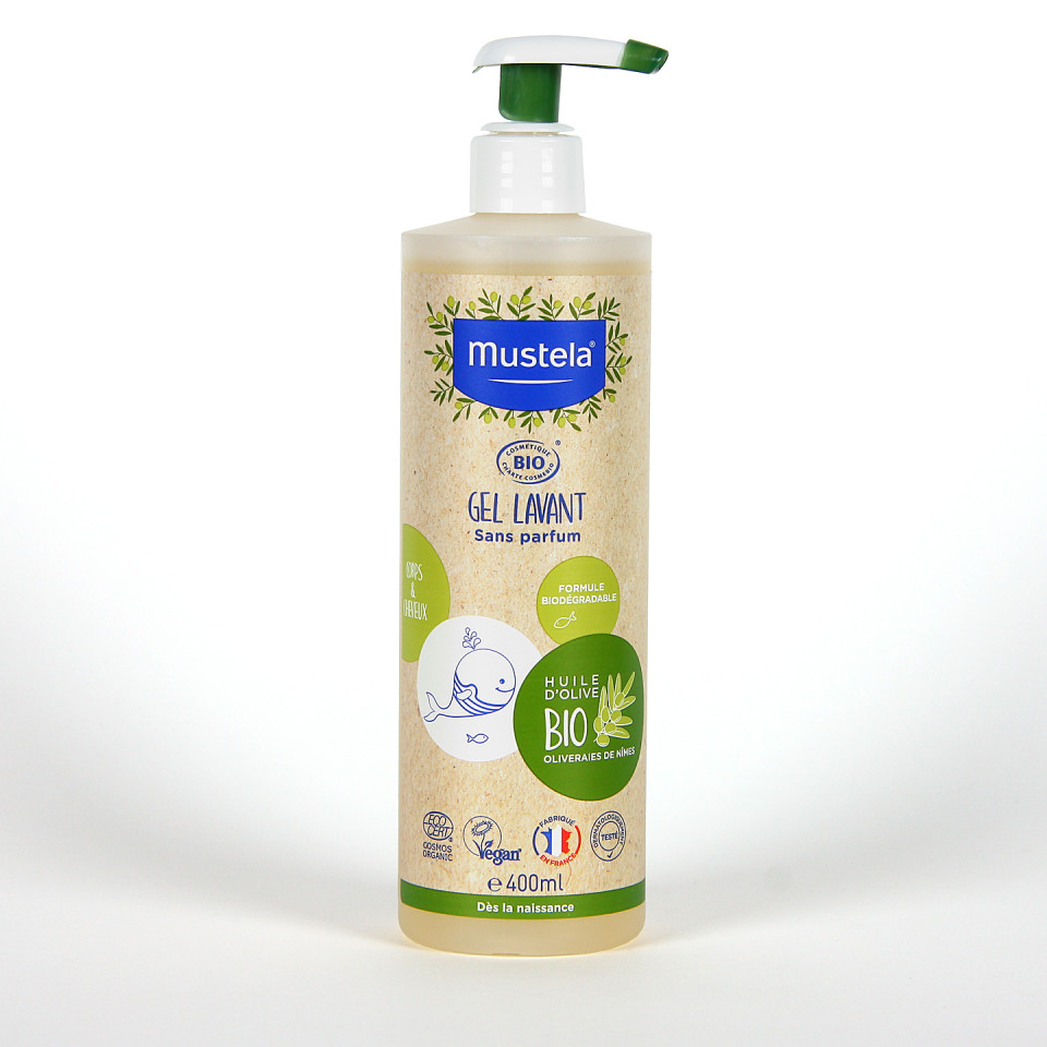 Mustela Bio Gel-Champú 400 ml | Farmacia Jiménez
