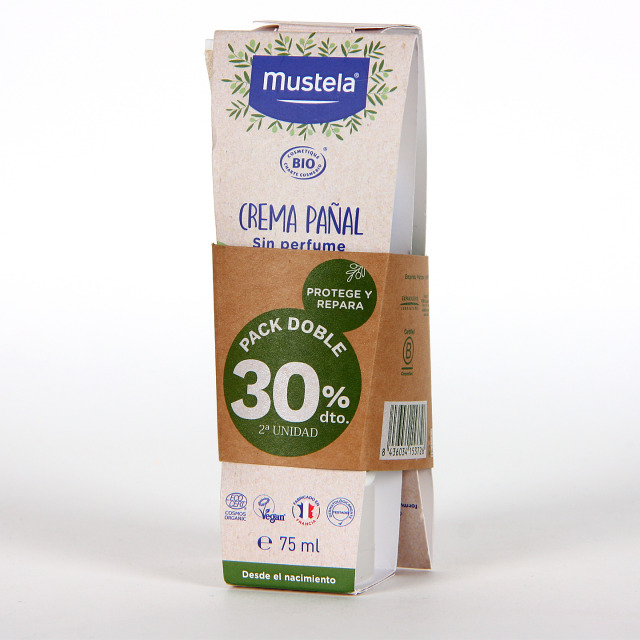 Mustela Crema del Pañal BIO 75 ml PACK Duplo | Farmacia Jiménez