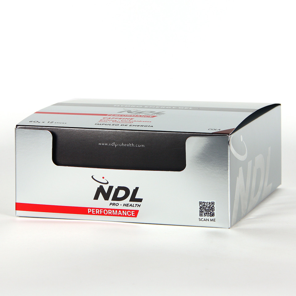 NDL Pro-Health Performance Hydro Energy Gel con cafeína Pack 12 ...