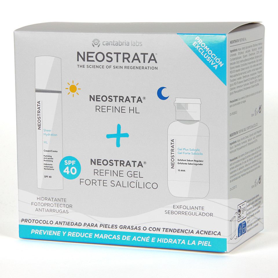 Neostrata Refine HL + Gel Forte Salicilico Pack 20% Descuento ...