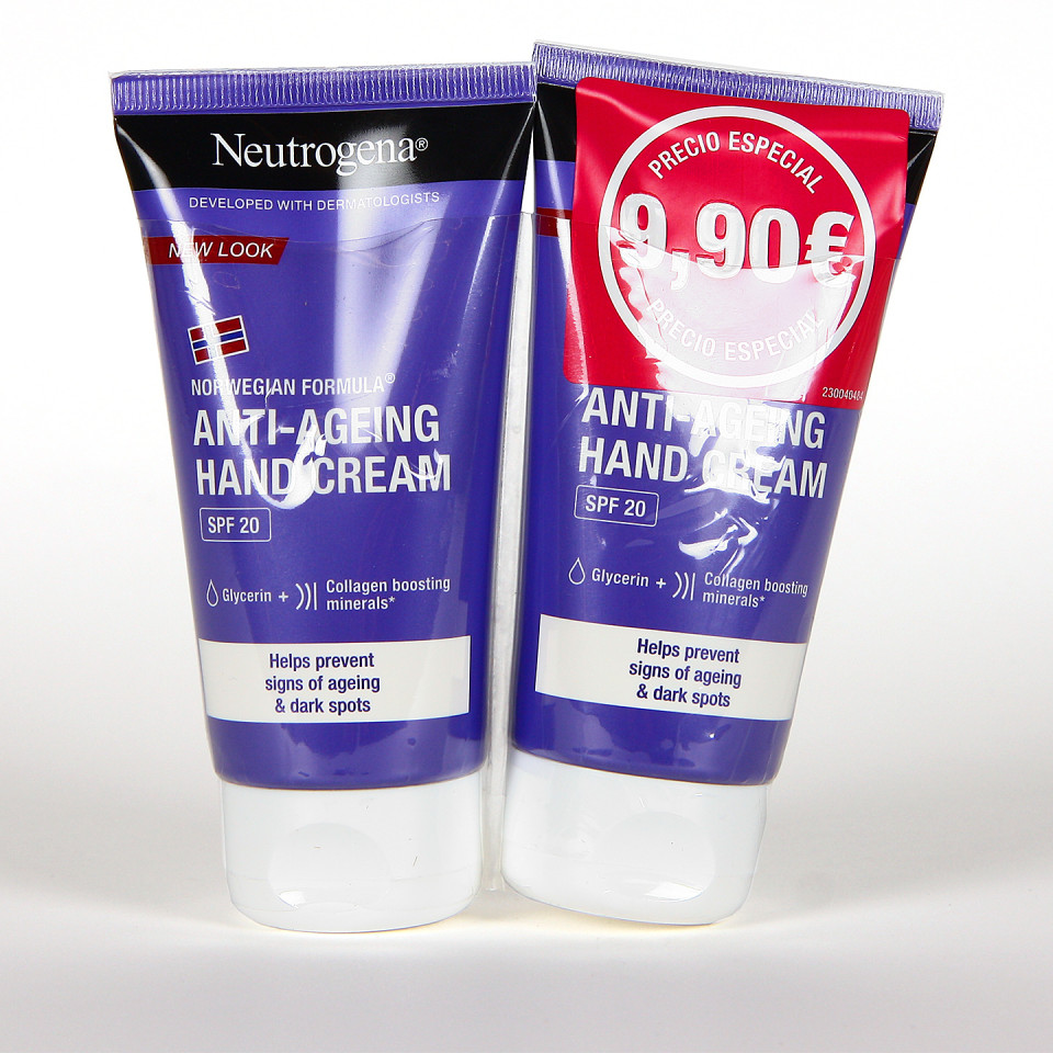 Neutrogena Visibly Renew Crema de Manos Antiedad 75ml Pack Duplo ...