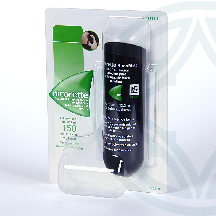 Nicorette Bucomist aerosol bucal 150 dosis | Johnson & Johnson ...