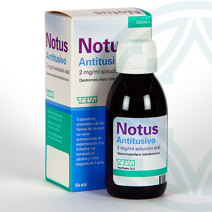 Notus Antitusivo Solución Oral 125 ml | Dextrometorfano | Farmacia Jiménez