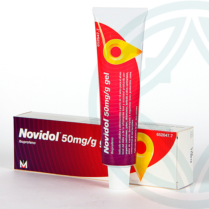Novidol 50mg/g gel 60 g | Ibuprofeno tópico | Farmacia Jiménez