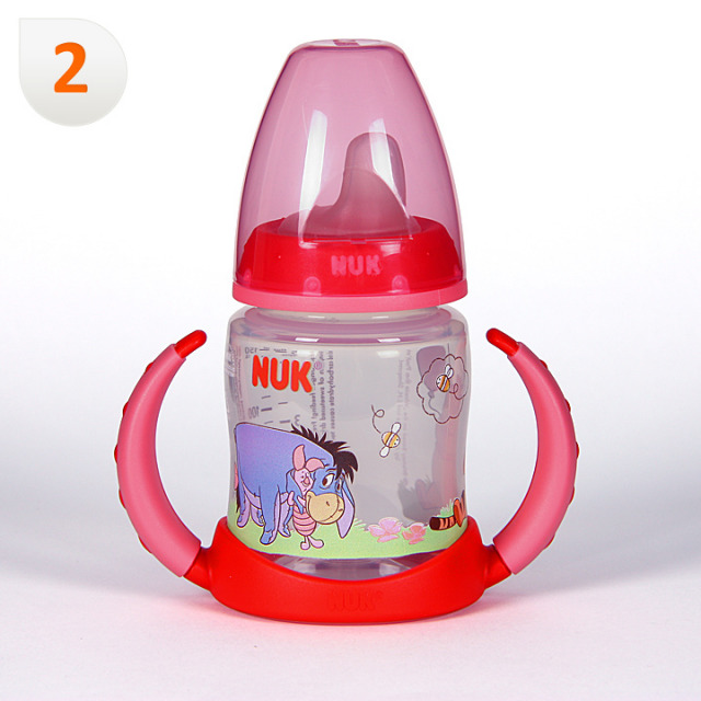 Nuk Biberón Entrena Winnie de Pooh Boquilla Blanda +6 meses 150 ml ...