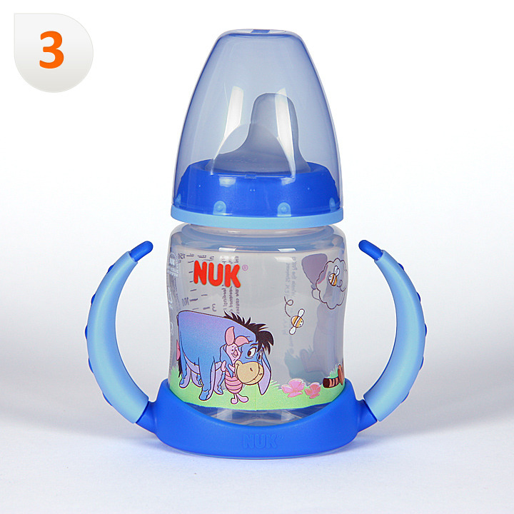 Nuk Biberón Entrena Winnie de Pooh Boquilla Blanda +6 meses 150 ml ...