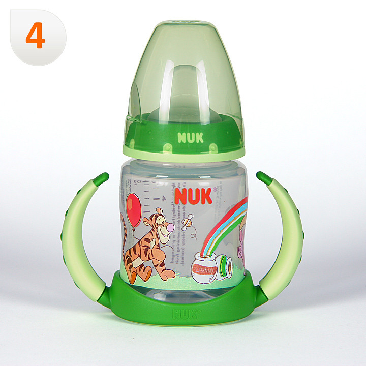 Nuk Biberón Entrena Winnie de Pooh Boquilla Blanda +6 meses 150 ml ...